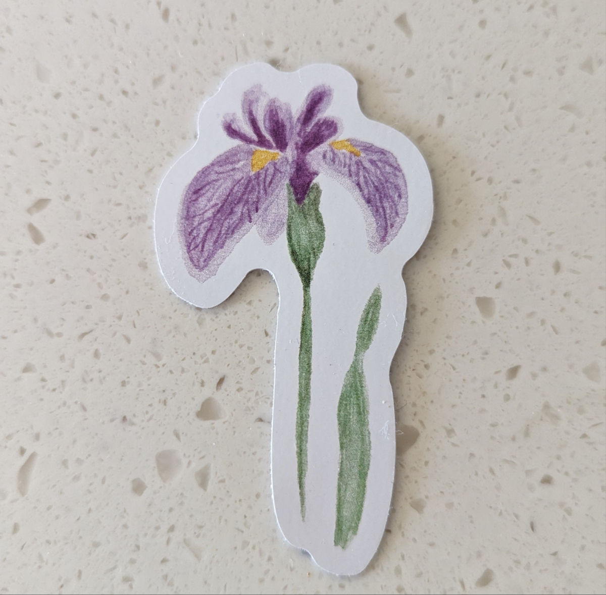 Iris Sticker – Wisp and Wildflower